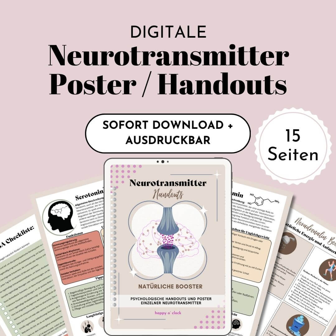 Neurotransmitter Handouts – Happy o' Clock