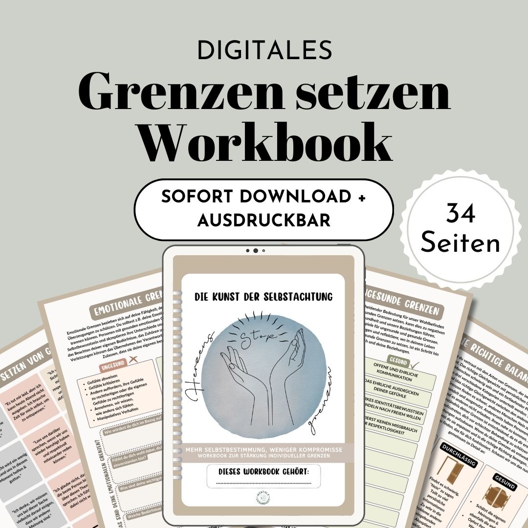 Grenzen setzen Workbook – Happy o' Clock