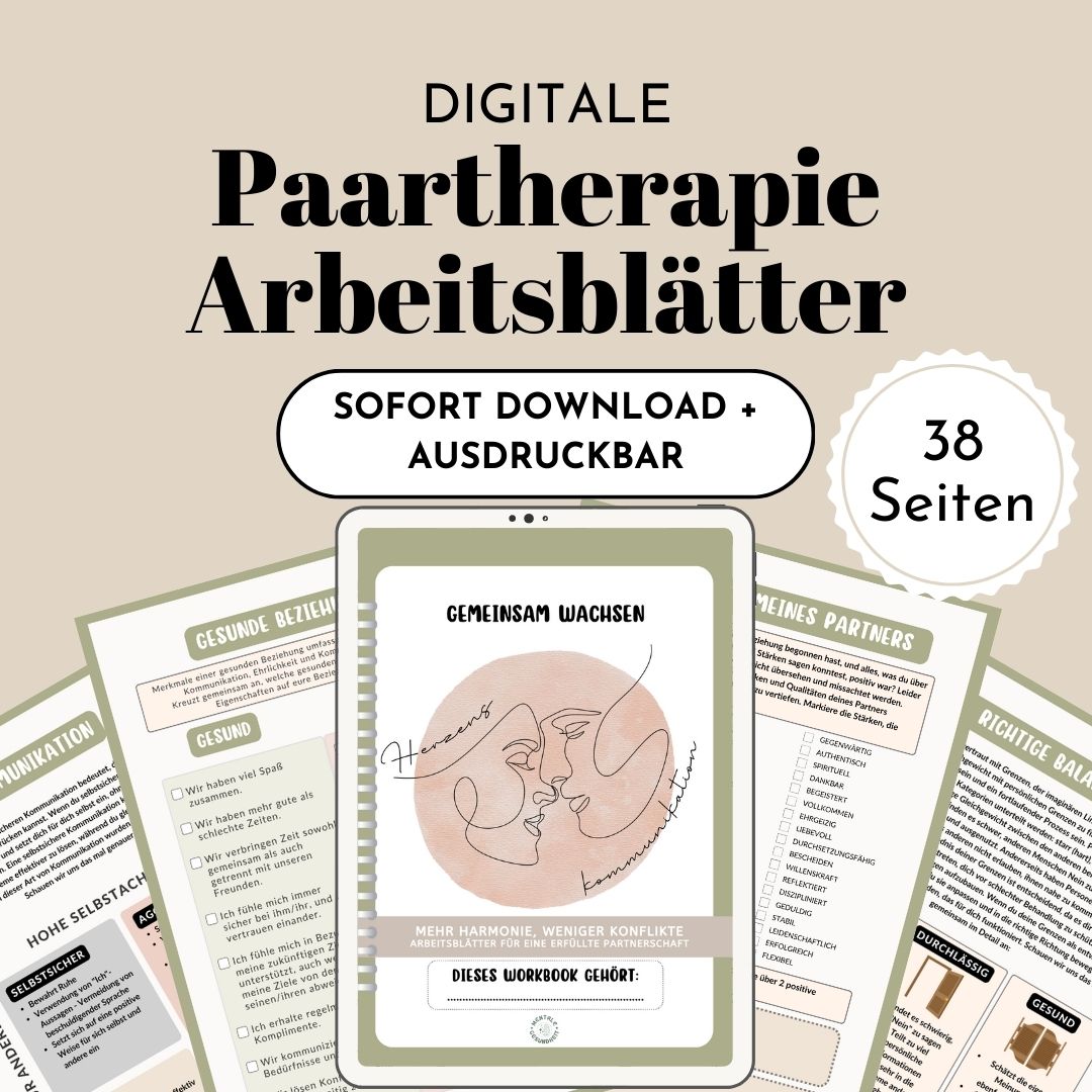 Paartherapie Arbeitsblätter – Happy o' Clock